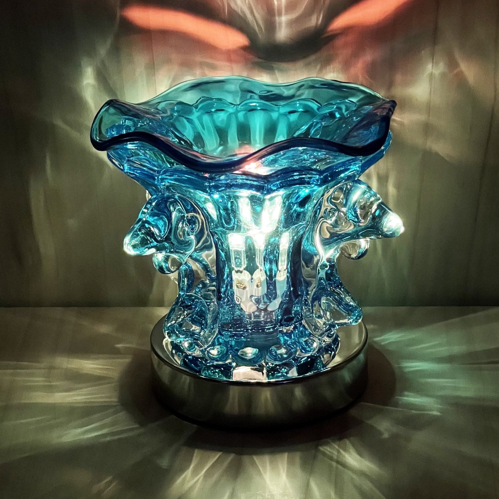 Pebetero eléctrico táctil de delfín